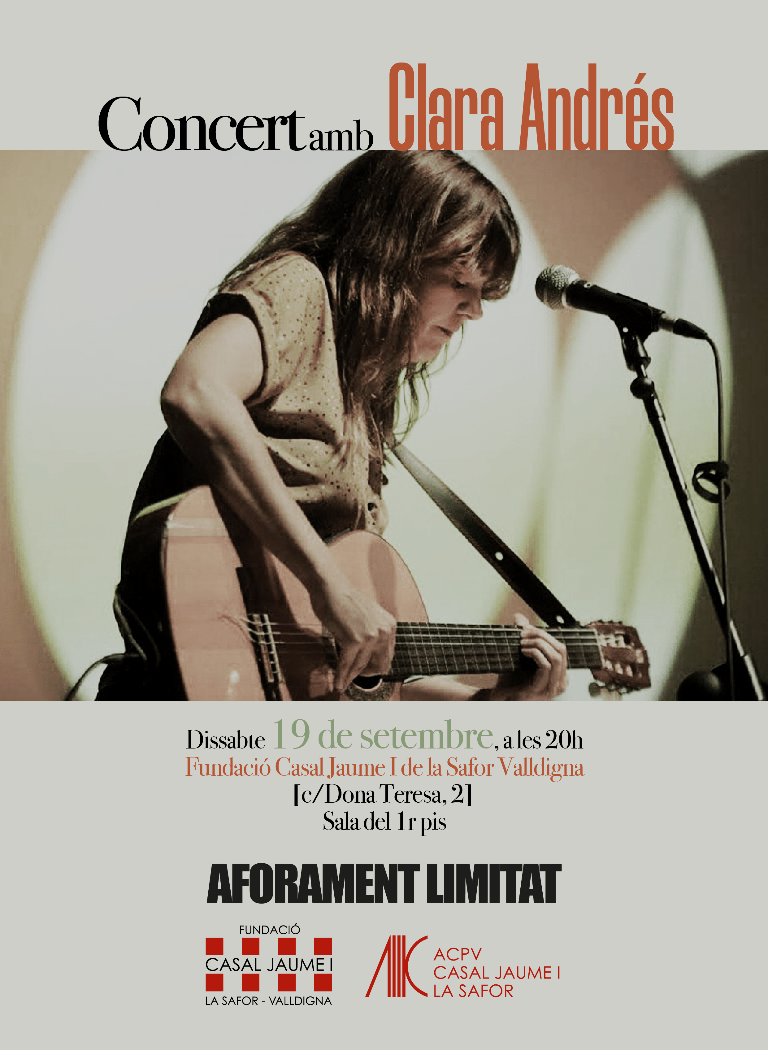 Clara Andrés actua a Gandia el pròxim dissabte – Acció Cultural del ...